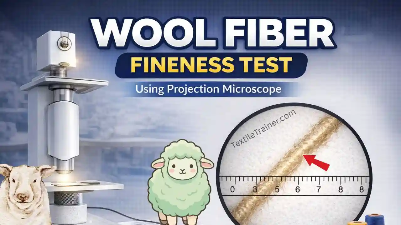 Wool Fiber Fineness Test by Optical Method Easy Way - Textile Trainer
